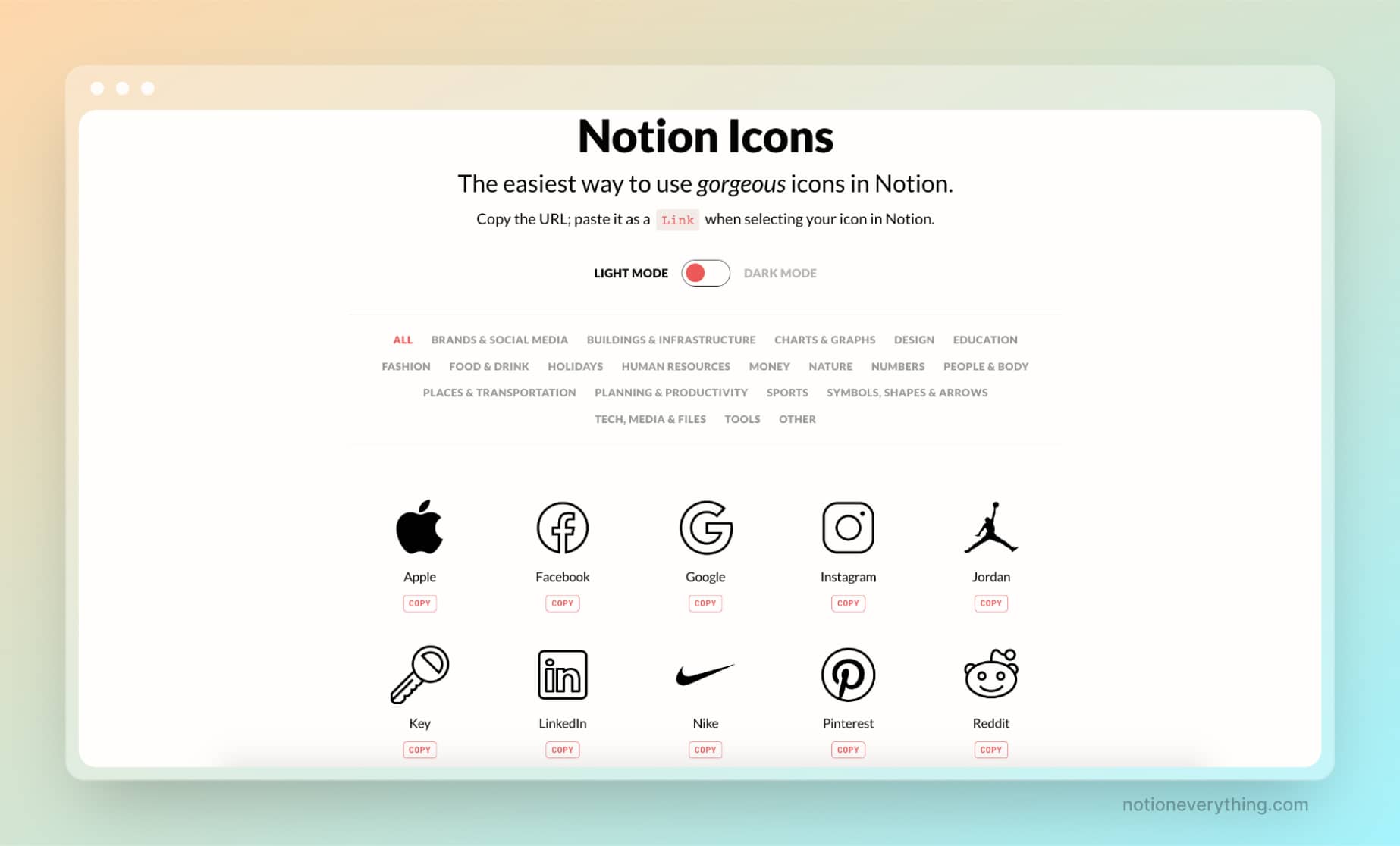 Notion icons: 15 FREE icon libraries for Notion